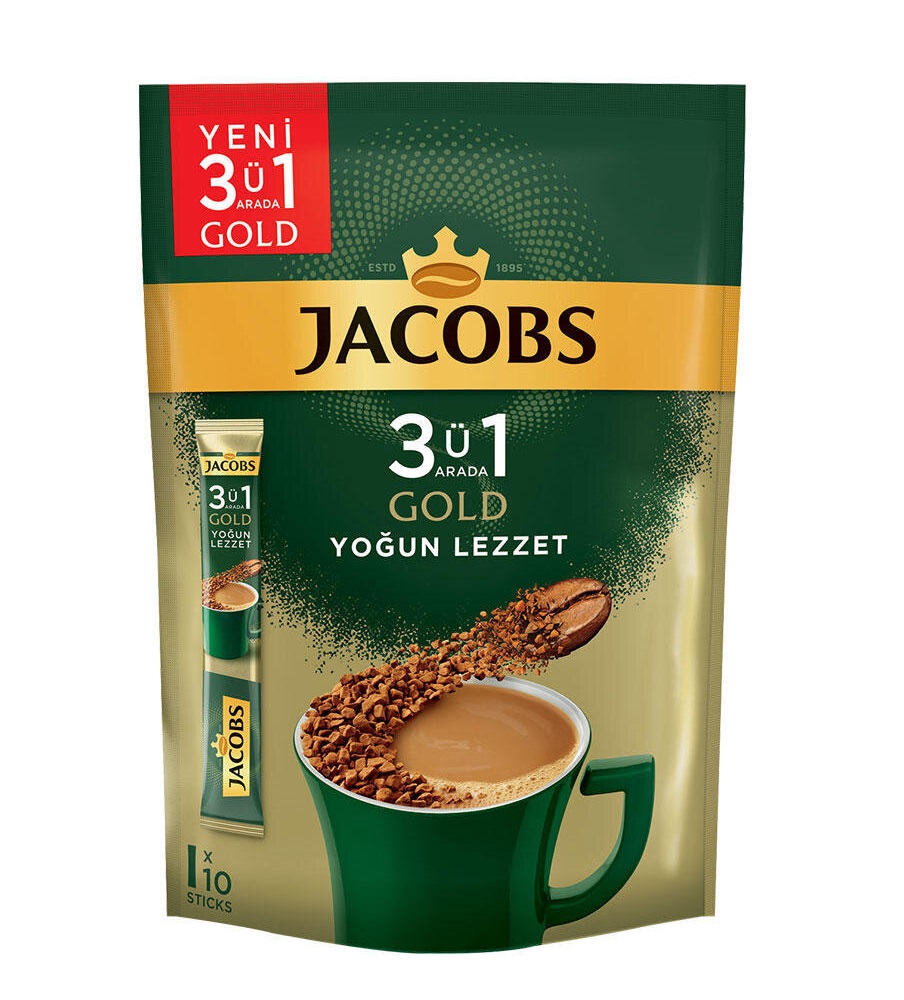 Jacobs 3 in 1 Intense Flavor 10 Pack 18G